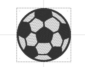 Arsenal Football Ball Embroidery Design PES JEF DST Soccer Embroidery ...