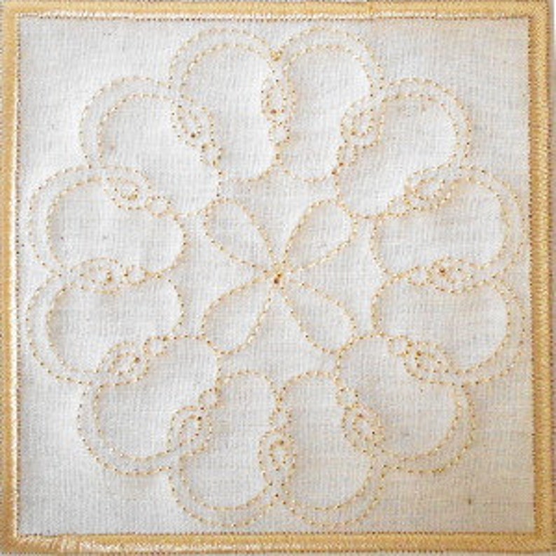 The Trapunto Quilt Block Collection - Machine Embroidery Designs Set - Etsy