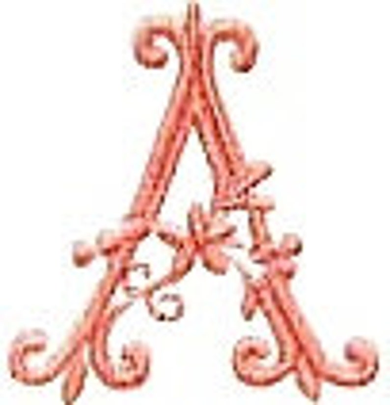 Antique Monogram Collection Machine Embroidery Designs - Etsy