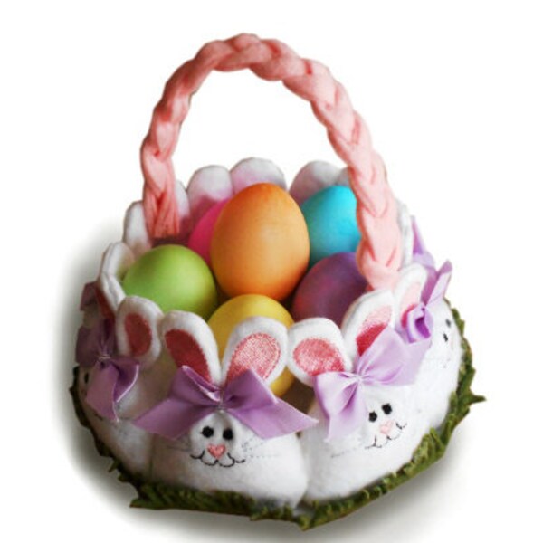 Easter Egg Basket - Etsy