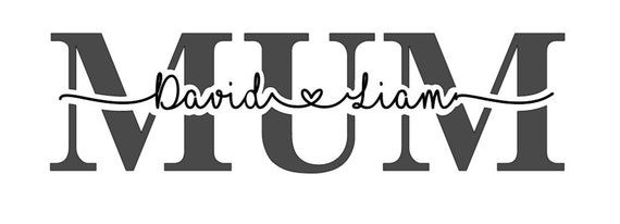 Monogrammes Names Personalised SVG Cutting File Cricut | Etsy