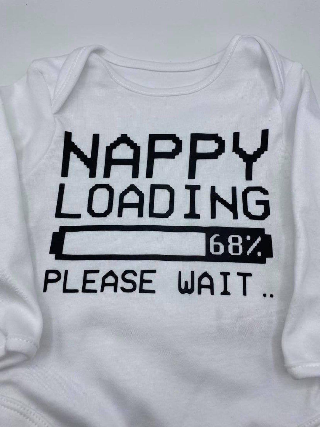 Nappy Loading Fun Baby SVG - One Colour & Two Colour Files Cricut ...
