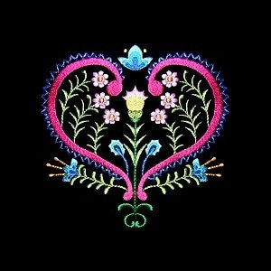 Polish Folk Art Collection 1 - Machine Embroidery Designs Set - Etsy