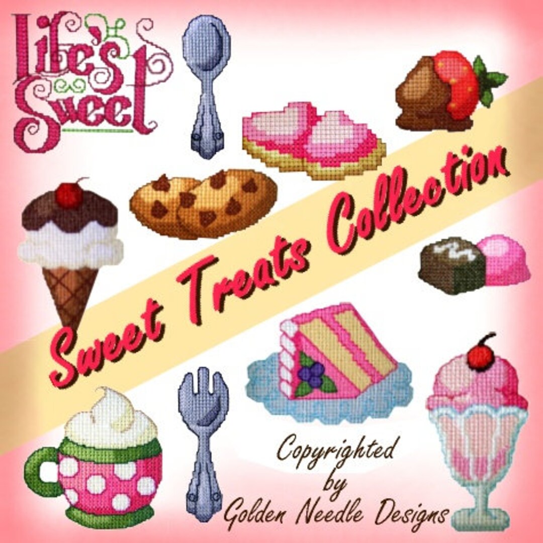 Sweet Treats Embroidery Design for Machine Embroidery - Etsy