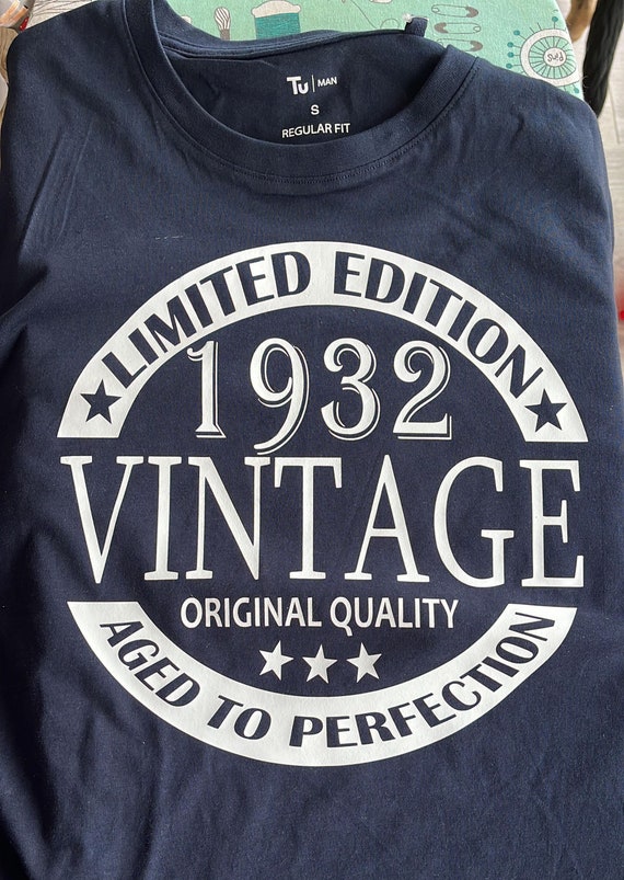 1932 90 Year Old T-shirt Svg Cricut Silhouette Inspirational - Etsy