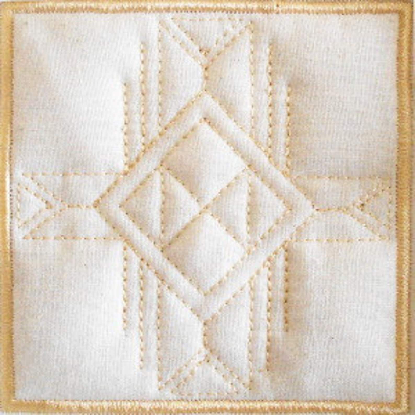 The Trapunto Quilt Block Collection - Machine Embroidery Designs Set - Etsy