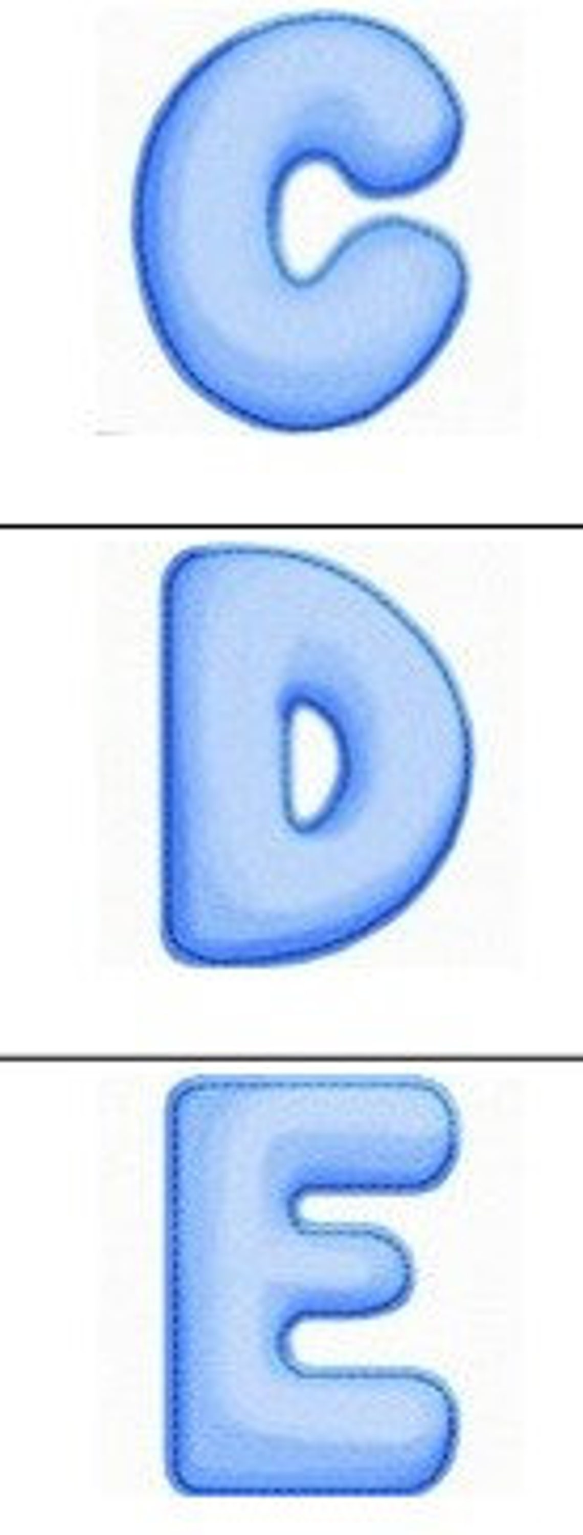 Bubble Letters Collection Machine Embroidery Designs - Etsy