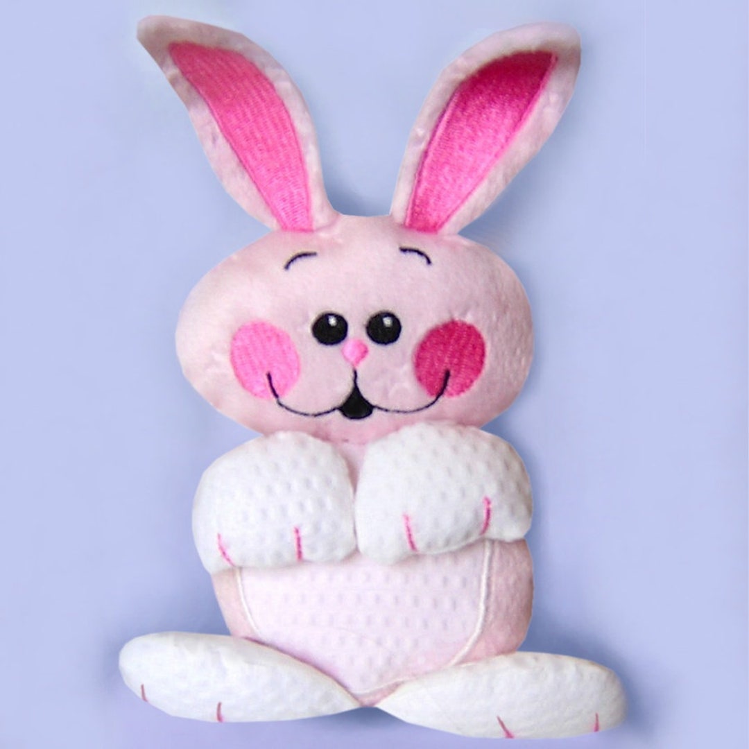 Easter Bunny in the Hoop Machine Embroidery Design - Etsy