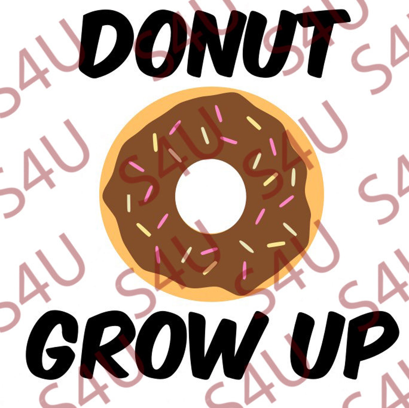 Layered Donut Grow up SVG Cutting File Cricut Silhouette - Etsy