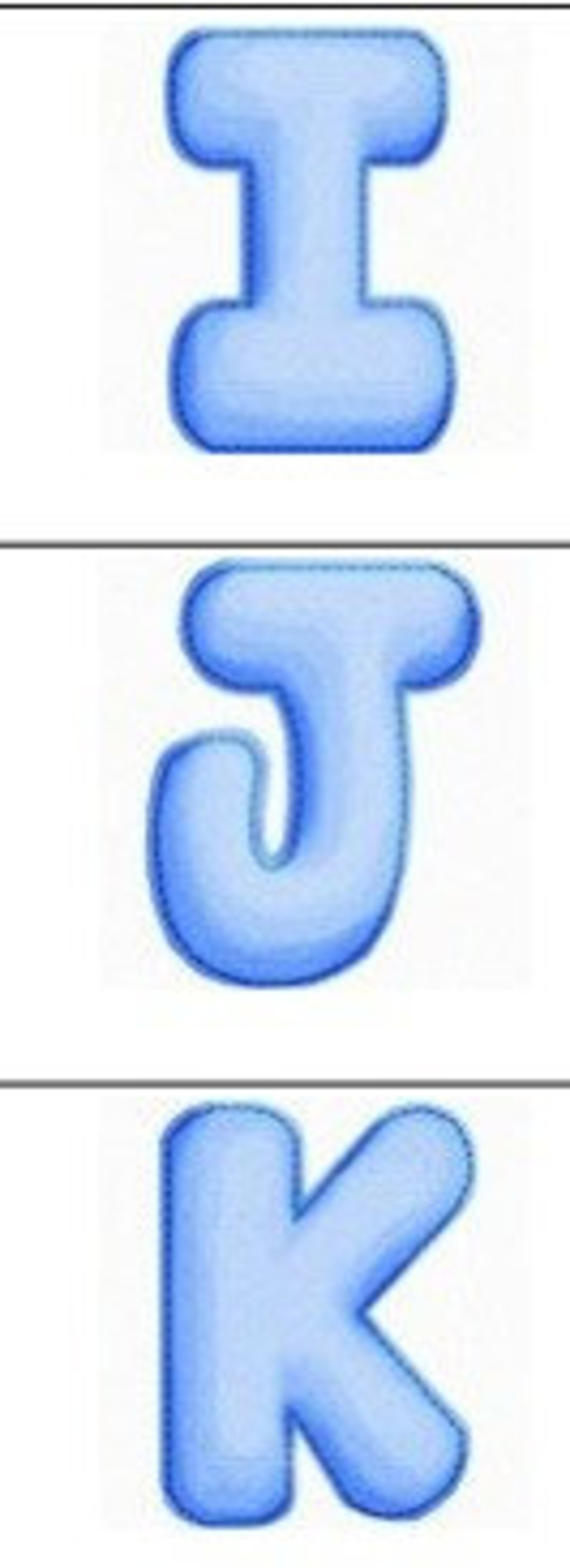 Bubble Letters Collection Machine Embroidery Designs | Etsy