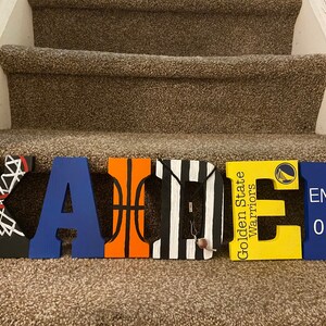 Sports Letters, Letter Decor, Sport Theme Letters - Etsy