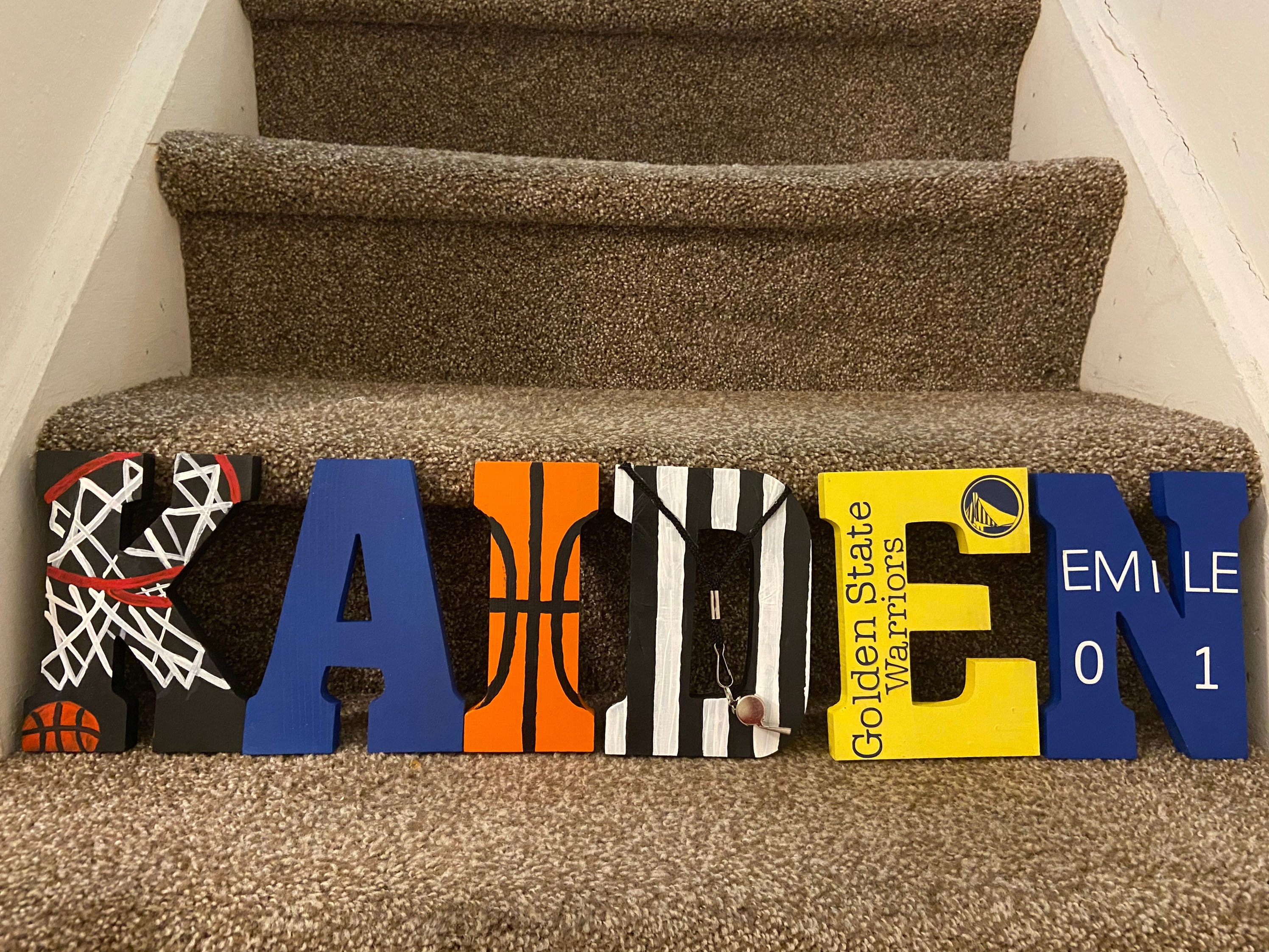 Sports Letters, Letter Decor, Sport Theme Letters - Etsy