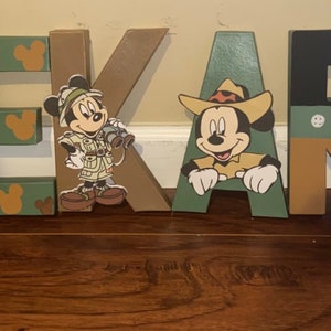 Mickey Mouse Letters, Mickey Mouse, Custom Letters - Etsy
