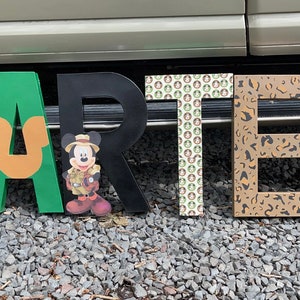Mickey Mouse Letters, Mickey Mouse, Custom Letters - Etsy