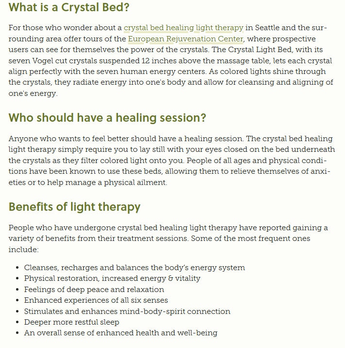 CRYSTAL HEALING THERAPY Bed - Etsy Australia
