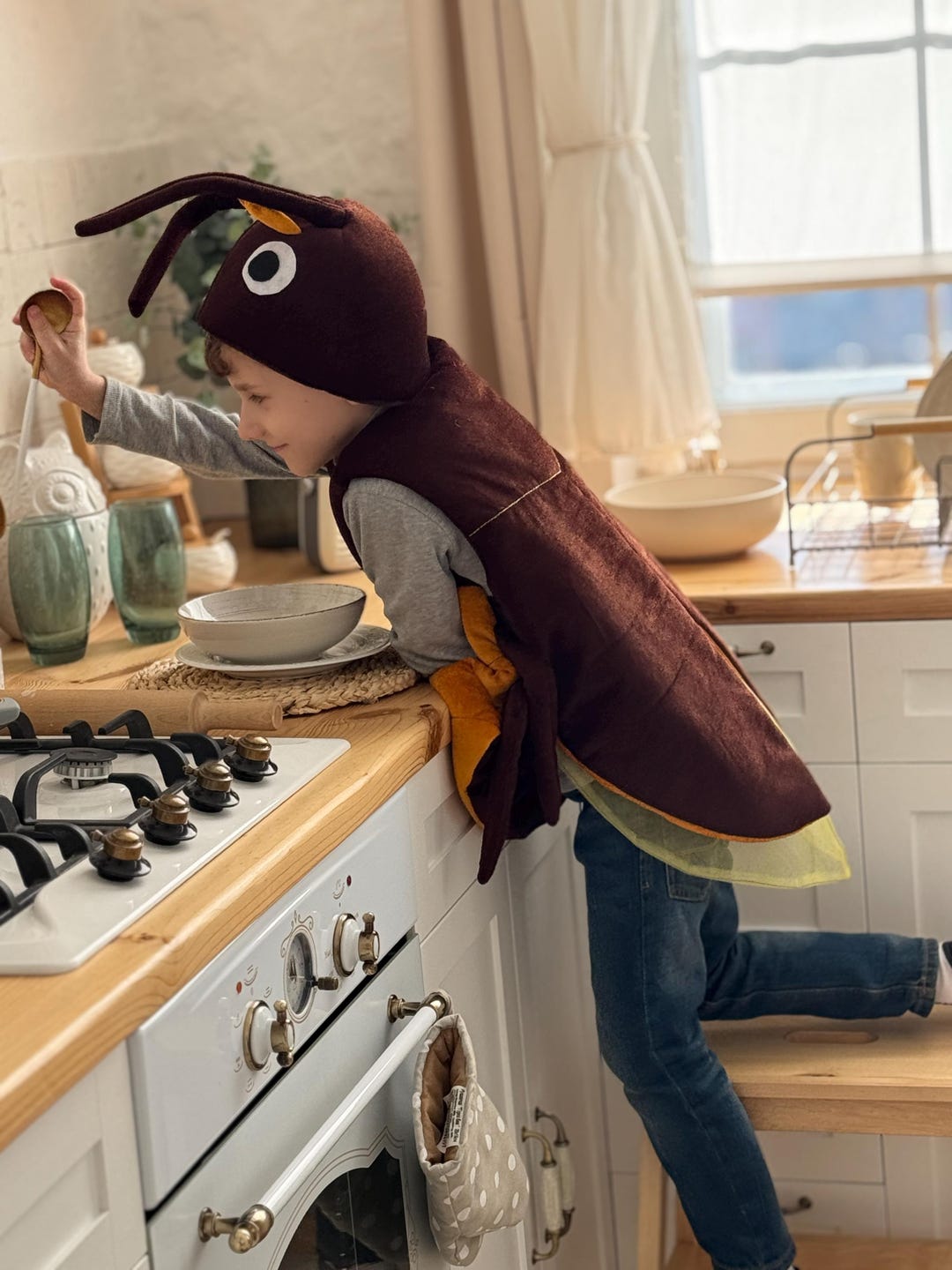 Kids Bug Costume – Beetle, Ant, Cockroach Outfit for Halloween, School ...