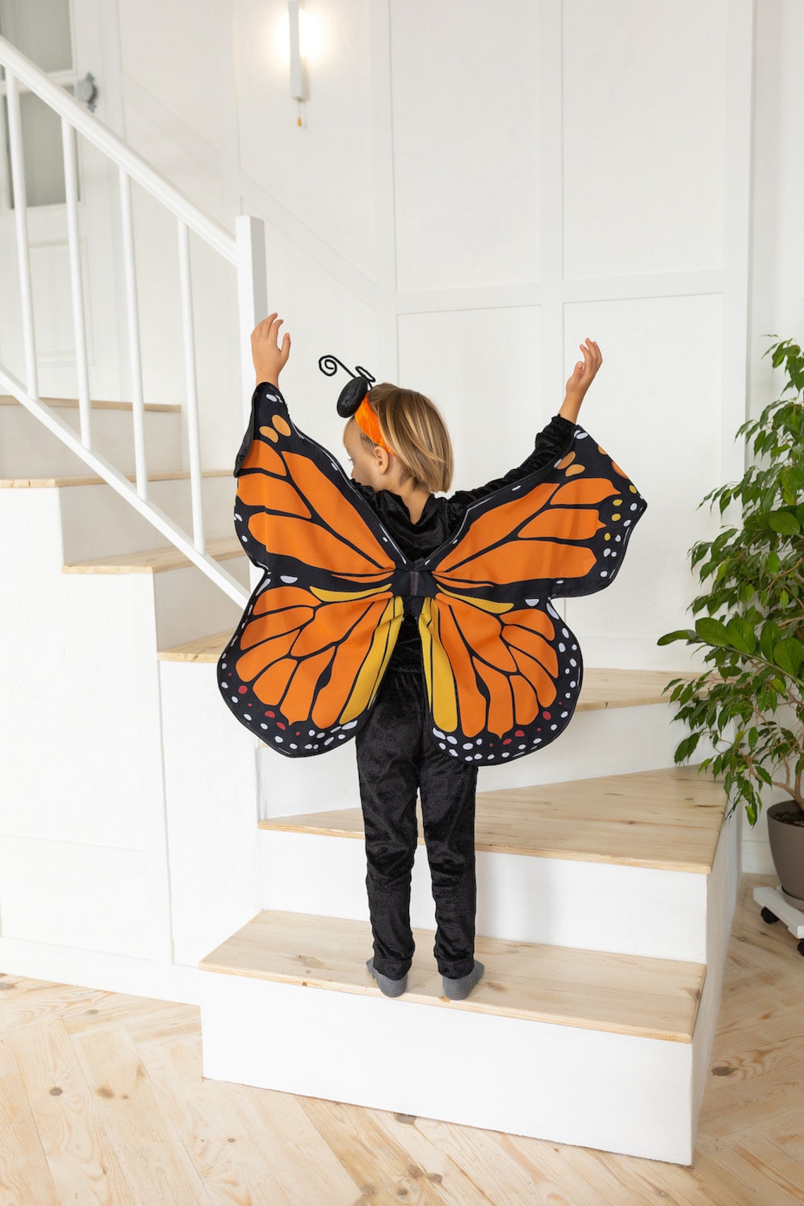 Monarch Butterfly Costume for Boy Orange Butterfly Outfit for - Etsy