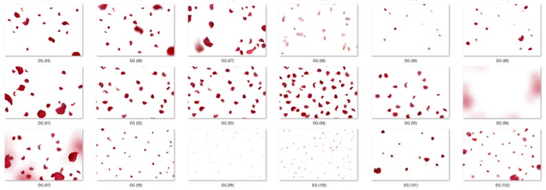 100 Flowers PNG roses PNG Fall Overlays photoshop Overlay - Etsy