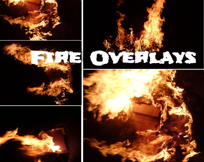 46 Fire Overlays Burn Overlays Digital Overlays High Quality Photoshop ...