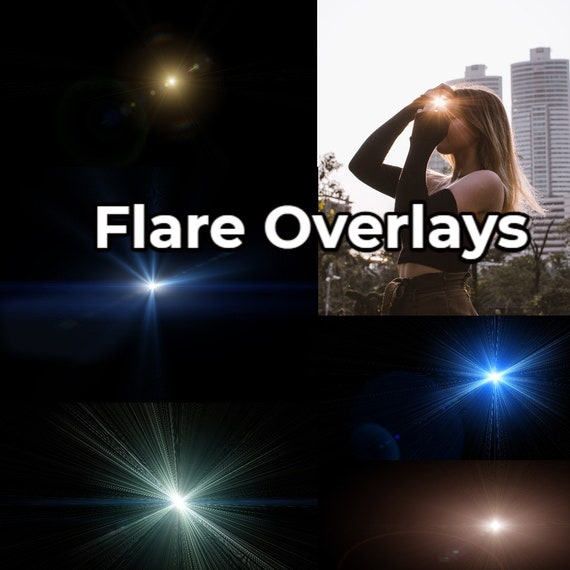 50 Flare Overlays Realistic Sunlight Digital Overlays - Etsy