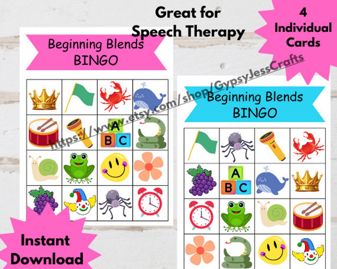Speech Apraxia Bingo, Speech Therapy Worksheets, Speech Pathology ...