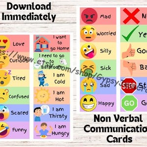 Communication Board, Non Verbal, Flash Card, Speech Therapy, Autism ...
