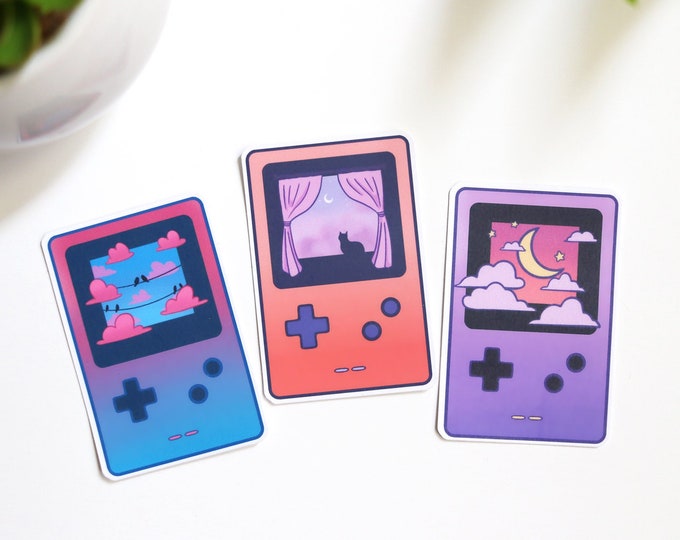 Game Boy Sticker Aesthetic Dreamy Stickers - Etsy