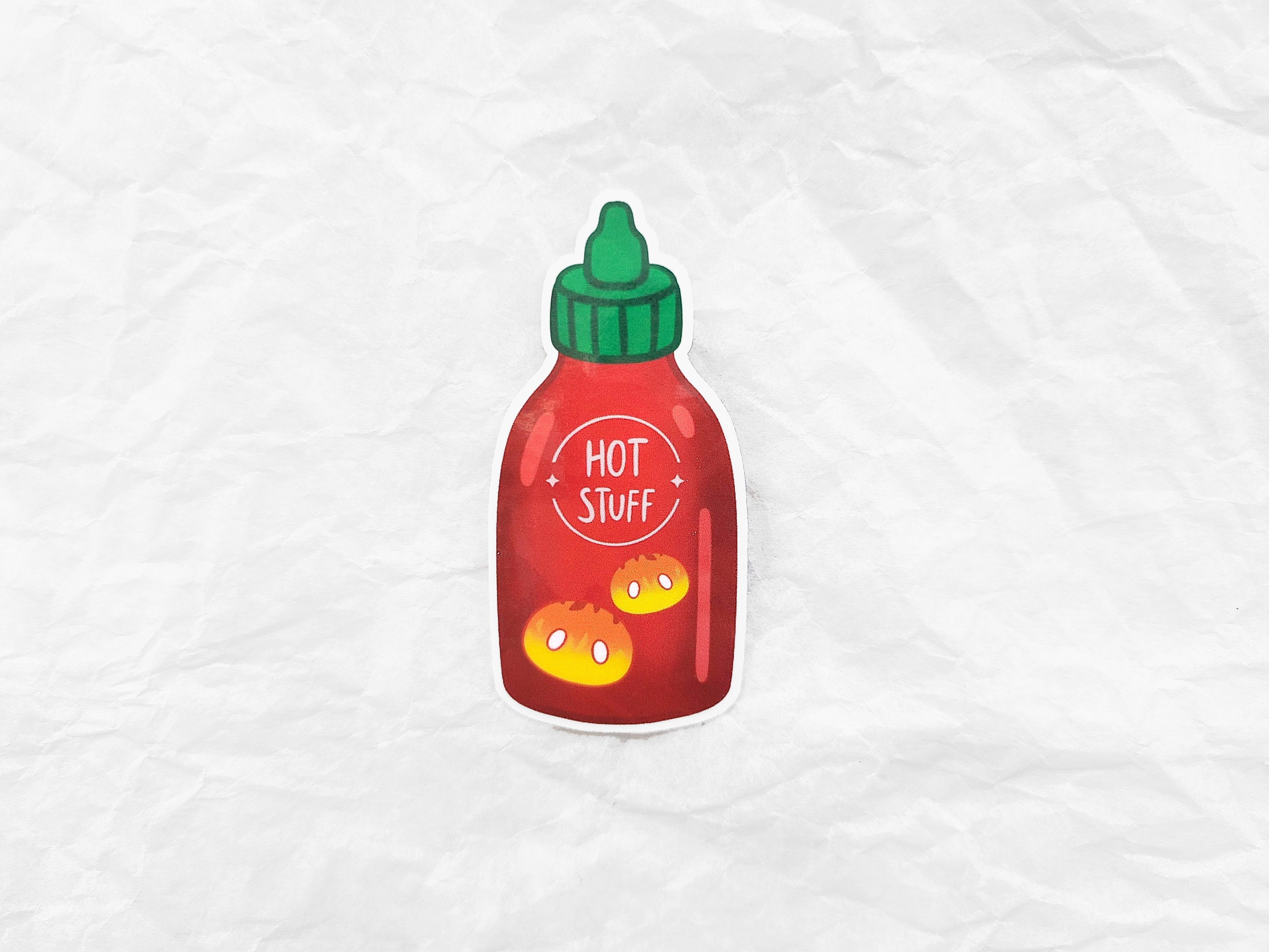 Genshin Impact Pyro Hot Sauce Sticker Pyro Slime Sticker - Etsy