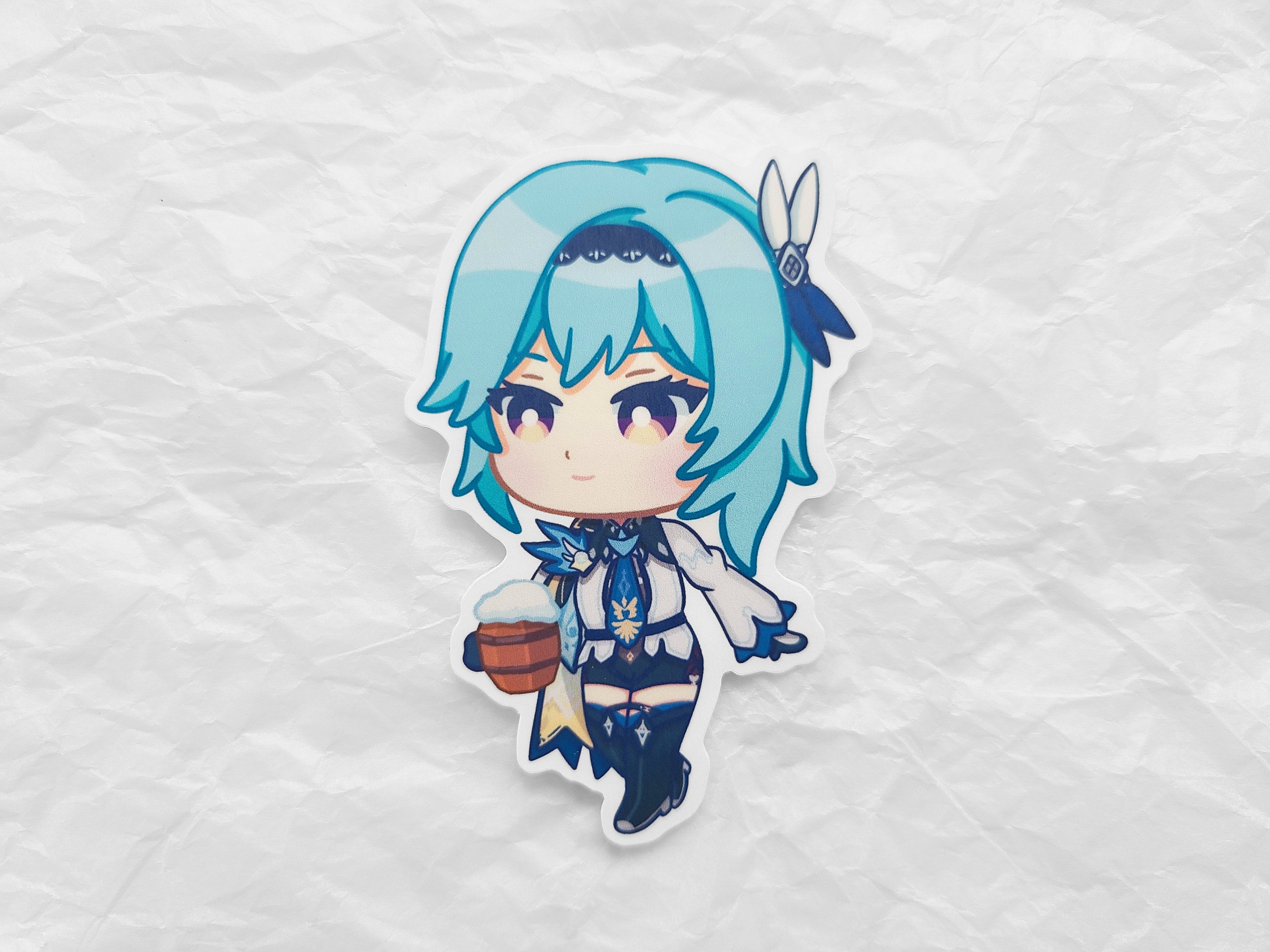 Genshin Impact Stickers - Monstadt Edition Cute, Chibi Characters ...