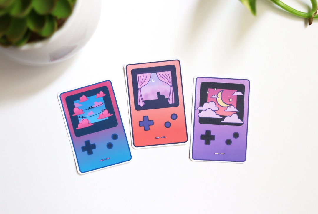 Game Boy Sticker, Aesthetic Dreamy Stickers - Etsy