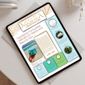 Digital Product Brochure Template, Template for Your Business Promotion ...