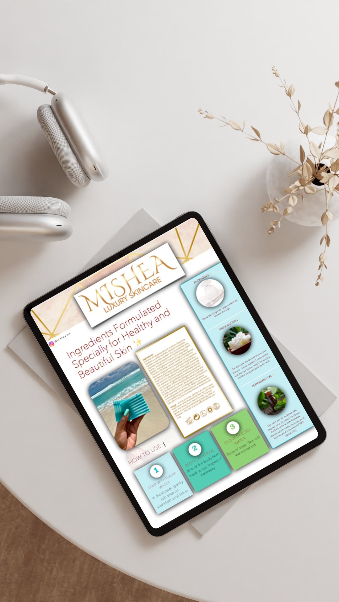 Digital Product Brochure Template, Template for Your Business Promotion ...