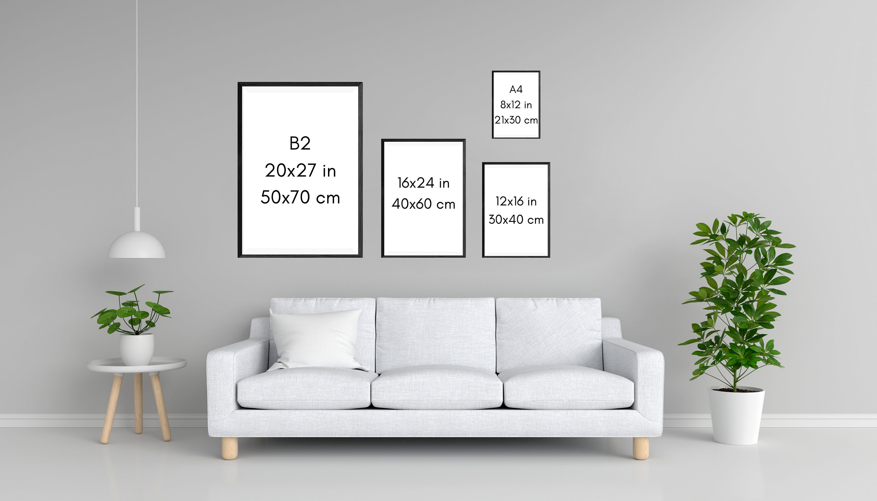 set-of-3-punk-canvas-different-sizes-available-white-blue-etsy