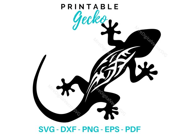Gecko Svg Lizard Svg Reptile SVG Digital Download Cricut - Etsy