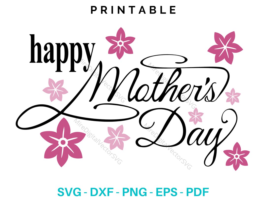Mom #3 SVG, Happy Mother's Day SVG, Best Mom SVG, Digital Download for ...