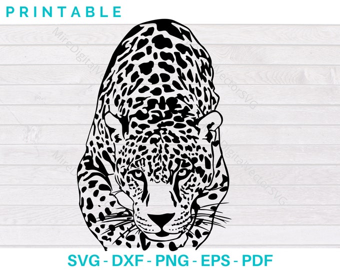 Leopard Svg Leopard Face Svg Cheetah Svg Leopard Head Svg - Etsy