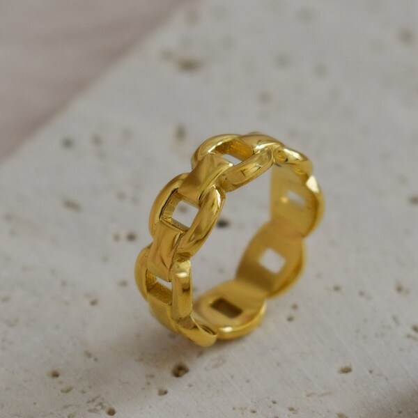 Waterproof Gold Ring Set - Etsy