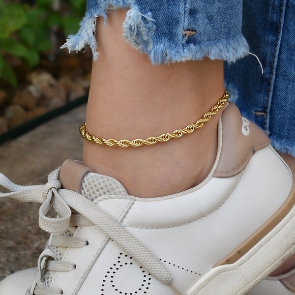 Chain Anklet - Etsy