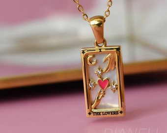 Tarot Heart Pendant - Etsy