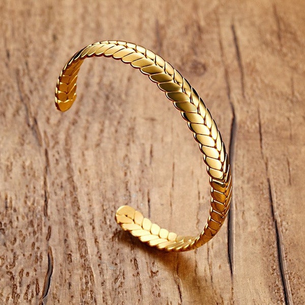 Gold Cuff Bracelet - Etsy