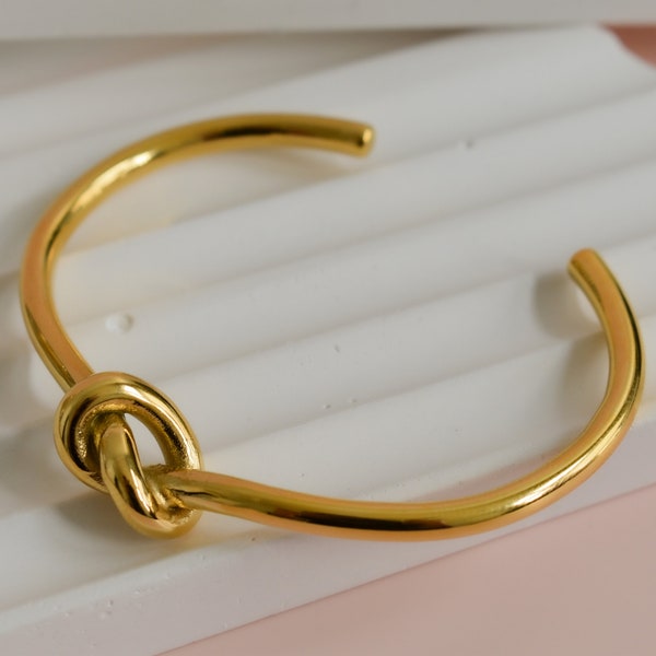 Gold Knot Bracelet - Etsy