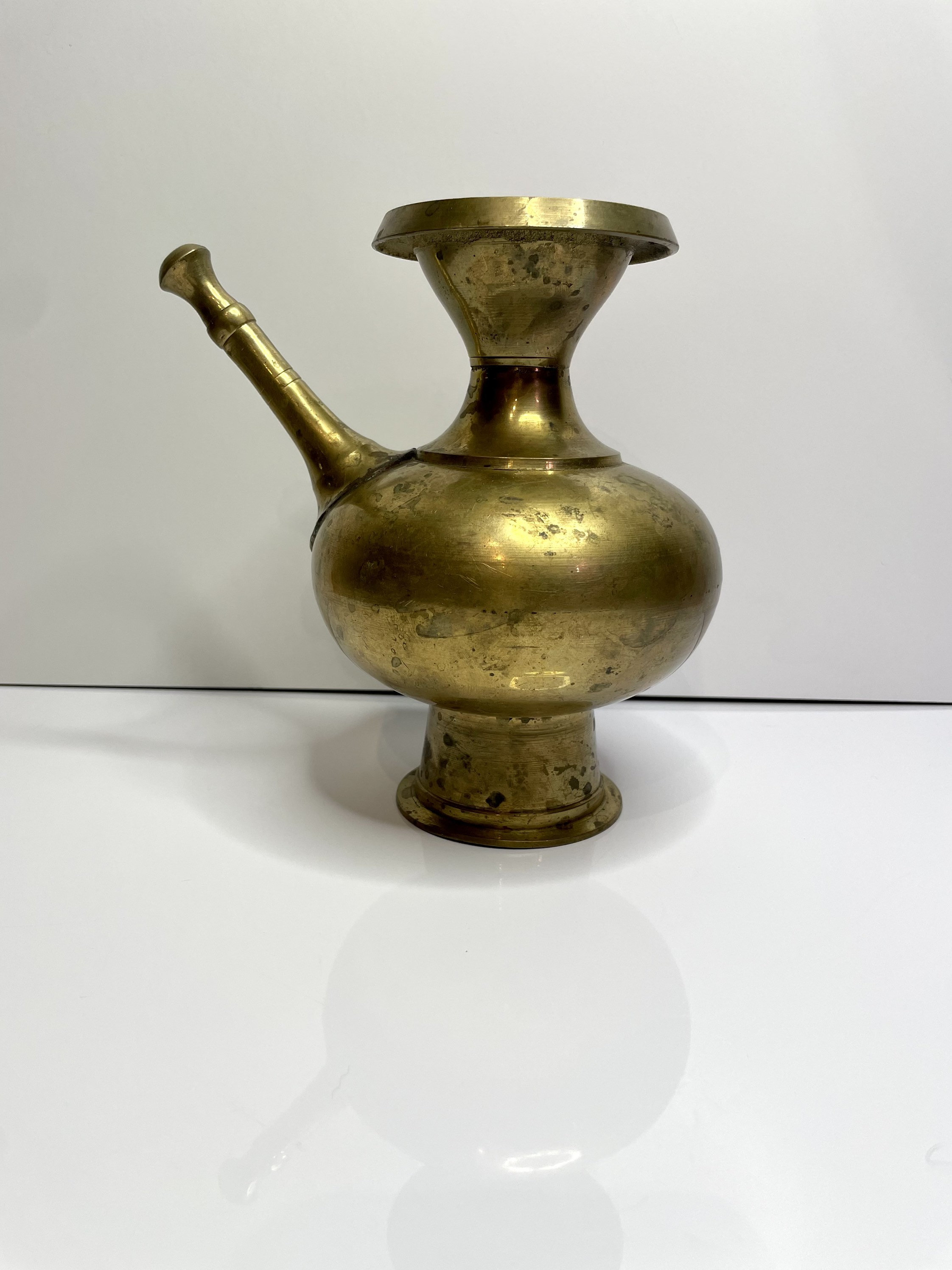 Vintage Brass Holy Water Pitcher Ceremonial Pitcher Water - Etsy