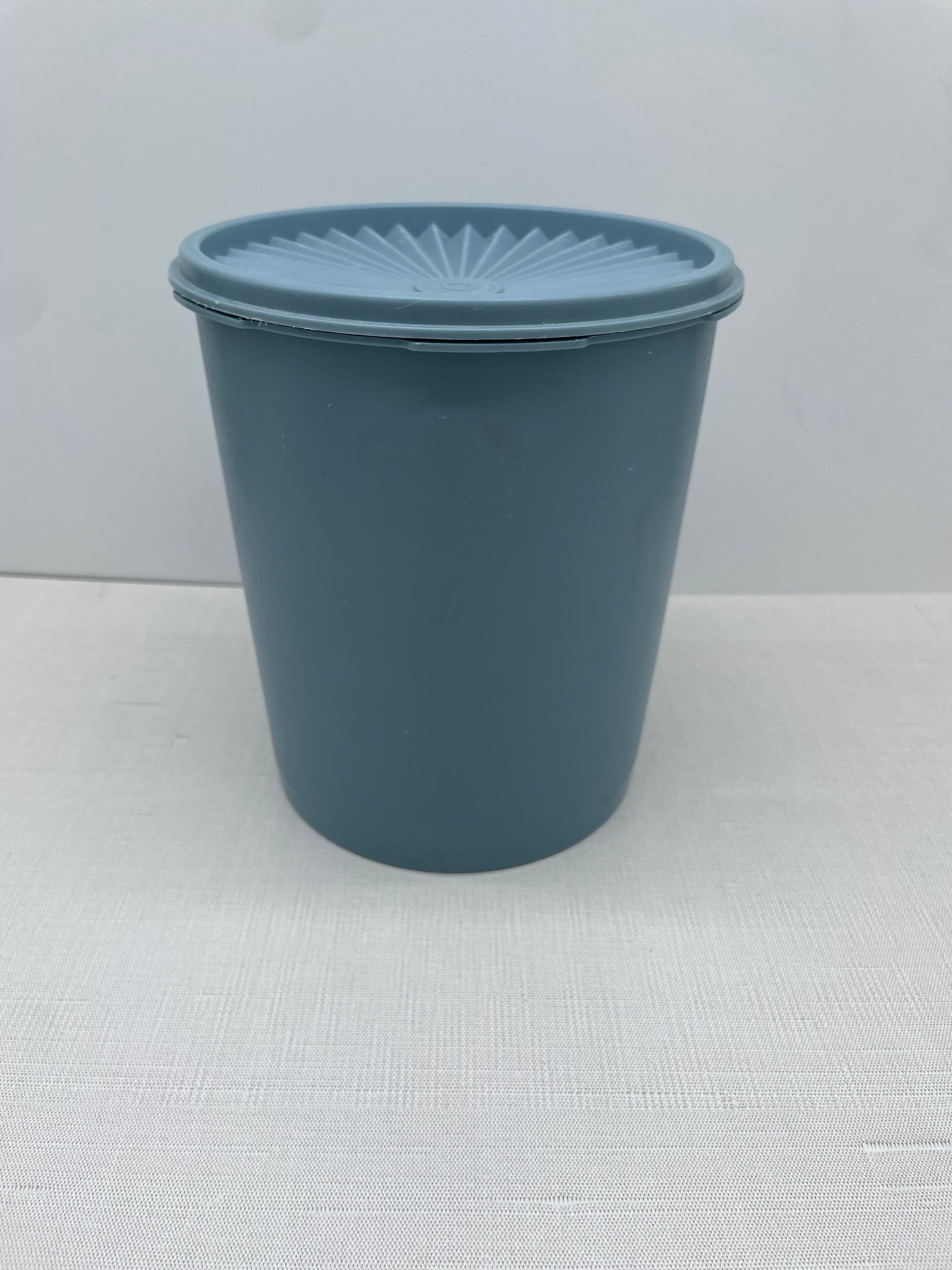 Vintage Tupperware Country Blue Canister 807-2 - Etsy