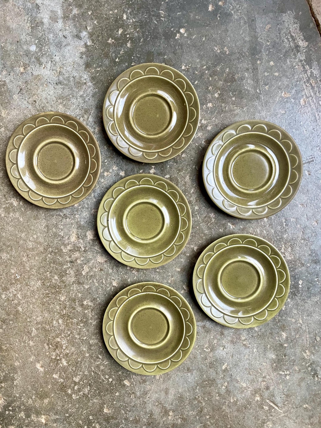 Vintage Homer Laughlin Granada by Sheffield Avocado Olive Green ...