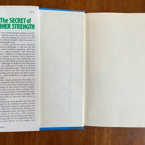 FIRST EDITION the Secret of Inner Strength: My Story by Chuck Norris ...