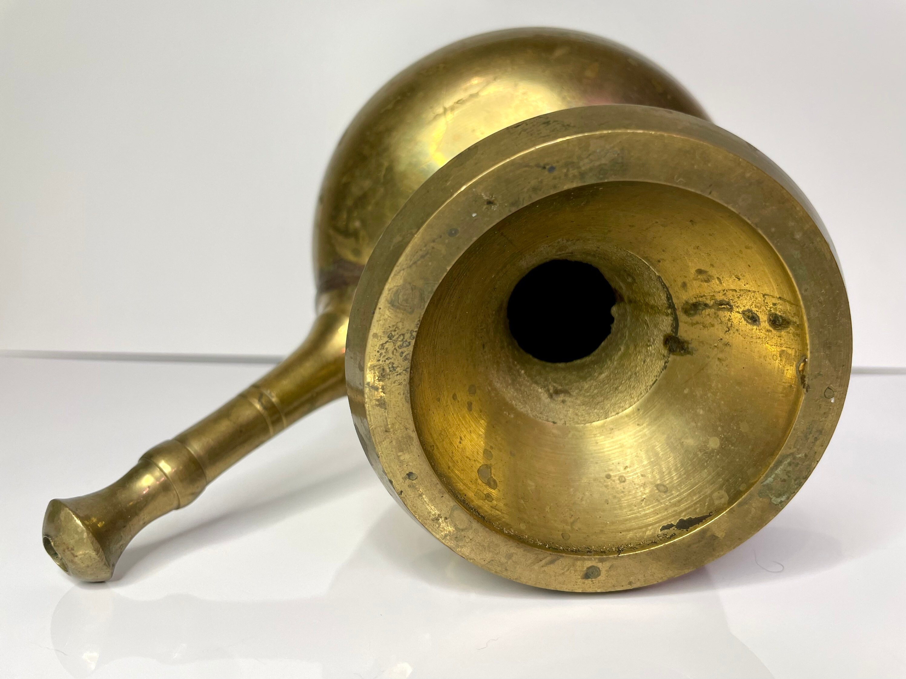 Vintage Brass Holy Water Pitcher Ceremonial Pitcher Water - Etsy