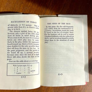 Backgammon of Today by John Longacre (1973) | Vintage Hardcover Coffee ...