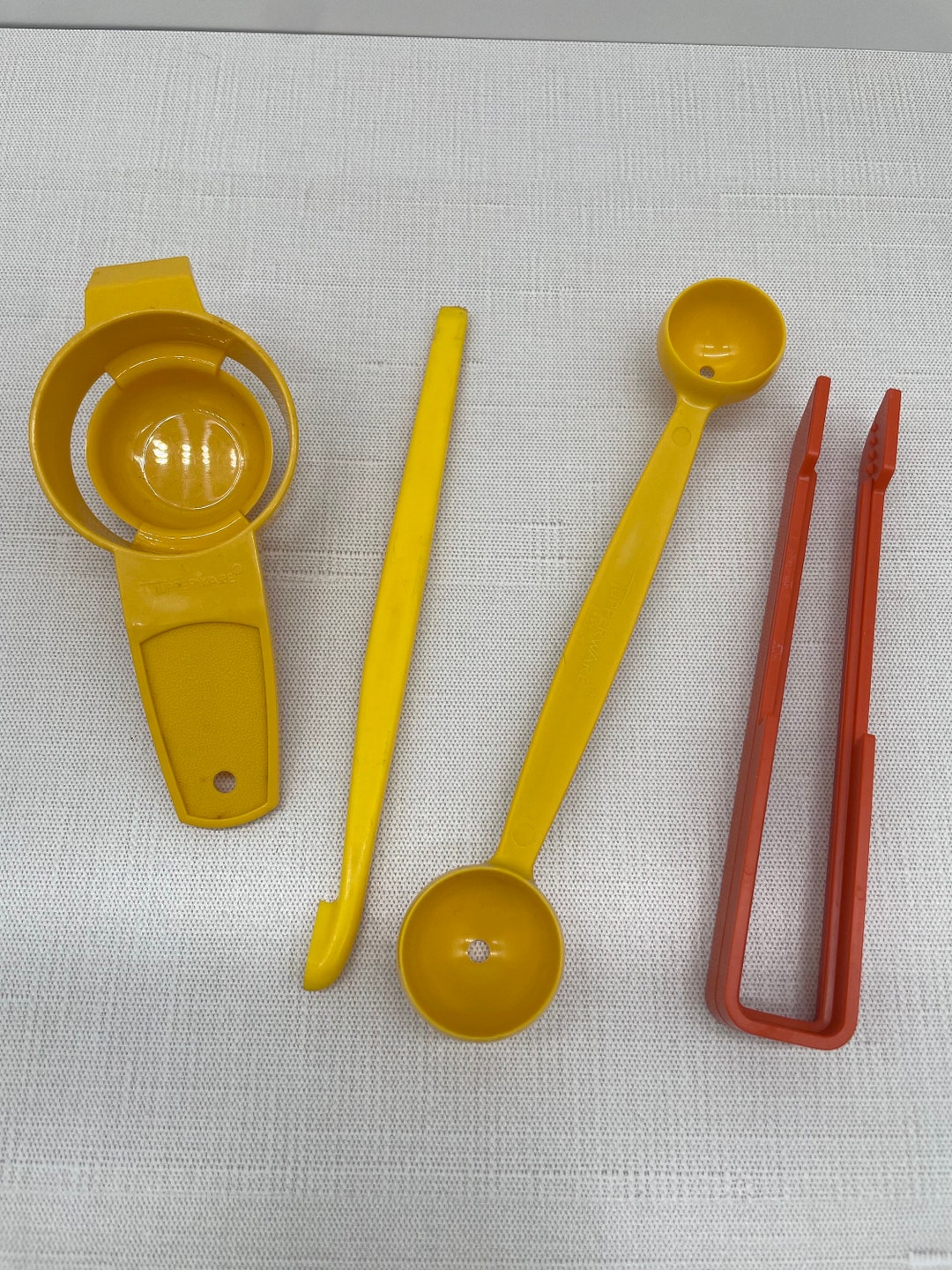 Vintage Yellow, Orange Tupperware Kitchen Tools Utensils | 779-12, 1333 ...