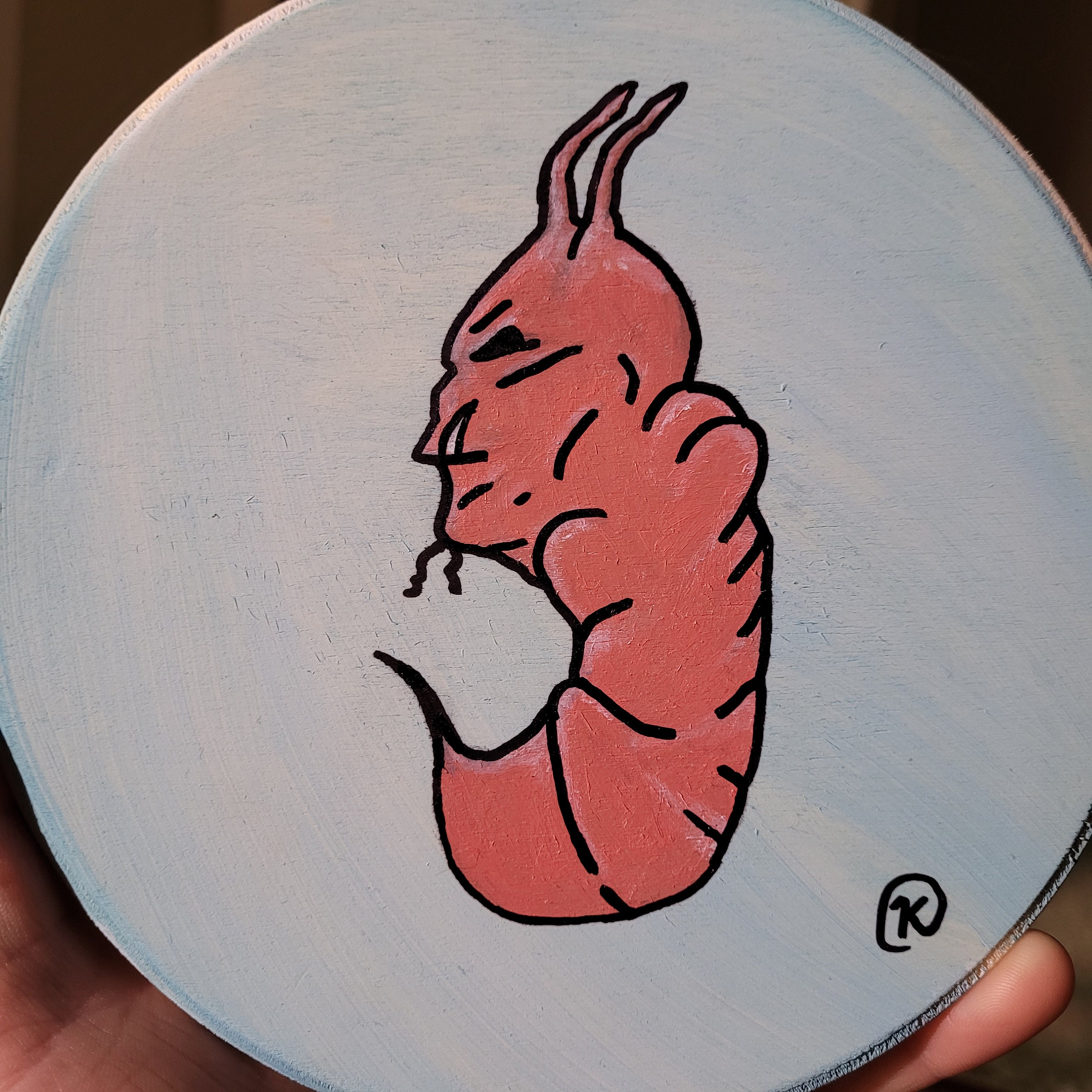 Demon Larva Painting - Etsy