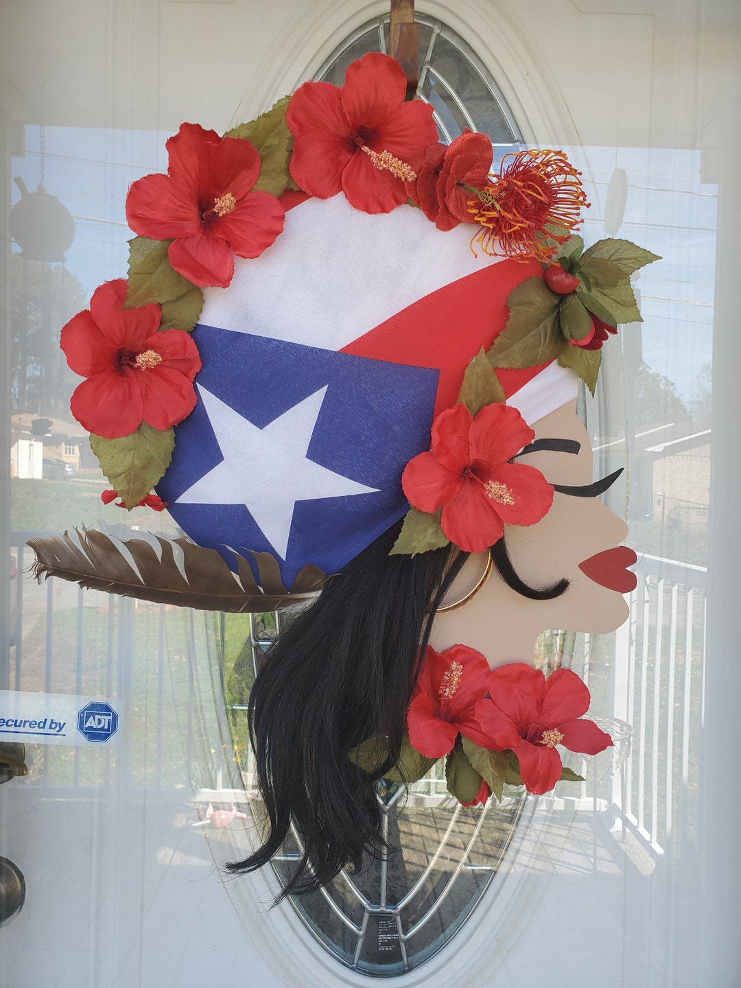 Puerto Rican Gypsy Wreath,puerto Rican Gypsy Diva Wreath,puerto Rican ...